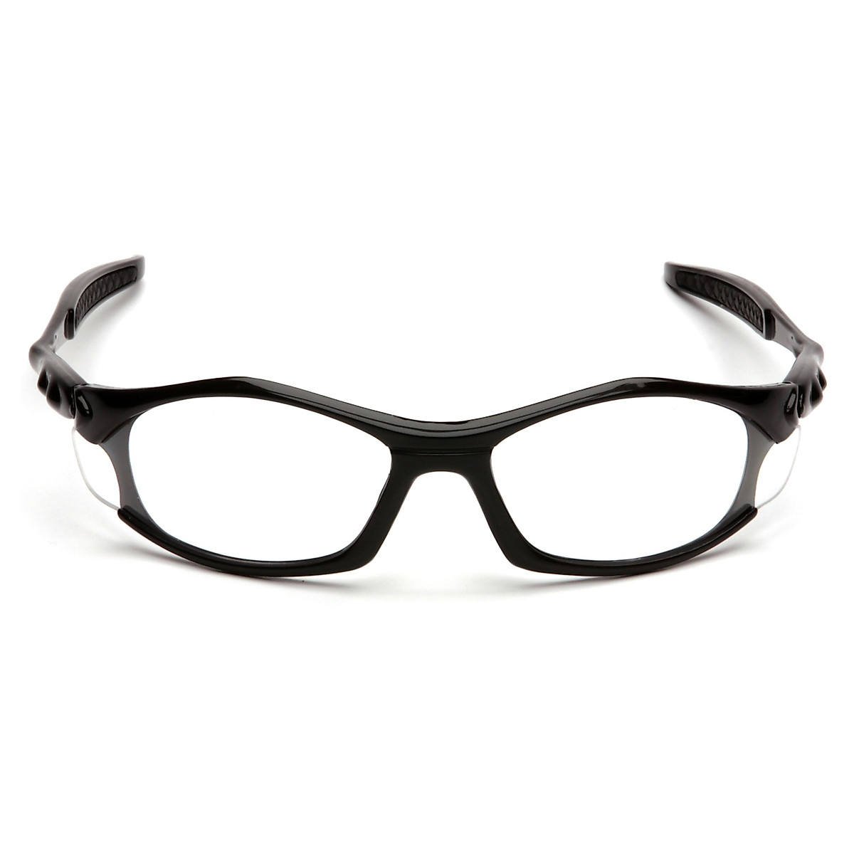 Pyramex Solara Safety Eyewear, Clear Lens With Black Frame