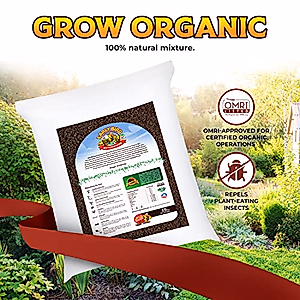 100% Pure Worm Castings Rich in Micro Nutrients - Odor Free Organic Plant Fertilizer for Indoor/Outdoor Use - Helps Reduce Soil Compaction, Improve Soil Aeration, Increase Water Retention, and More