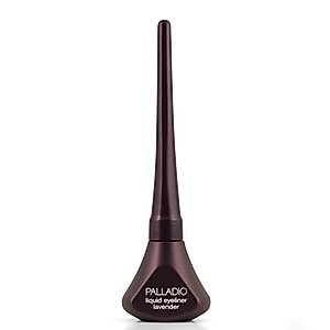 Palladio Liquid Eyeliner, Highly Pigmented and Waterproof Eyeliner, For Intense Eye Definition, Smear-proof Eyeliner Liquid, Includes Easy Grip Wand and Felt Tip Eyeliner Applicator, Lavender