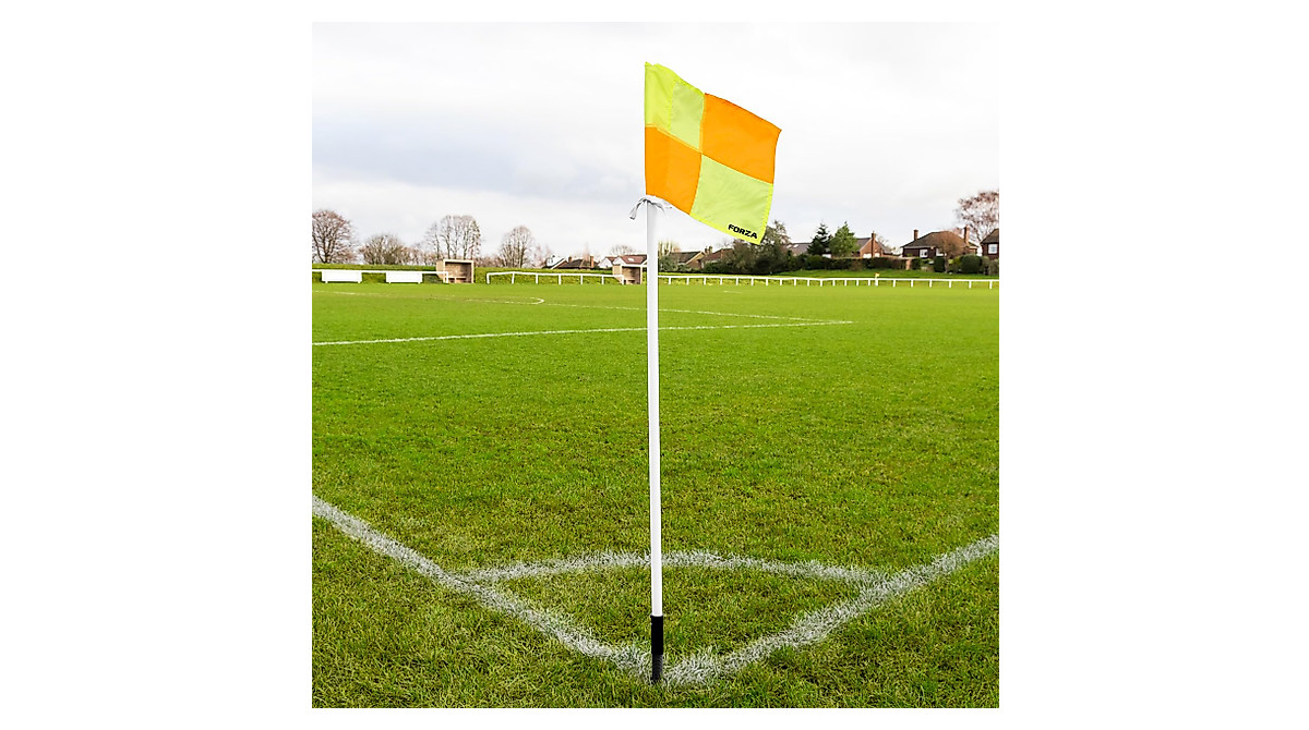 FORZA Soccer Corner Flags Set of 4 - Regulation, Weatherproof & Spring ...
