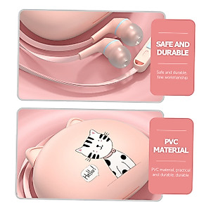 UKCOCO Wire Headphones 3pcs Universal Wired Headset Color Card Headphone Box Bass Ear Buds Wired