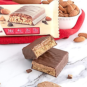 Atkins Chocolate Almond Butter Protein Meal Bar, Keto Friendly, 5 Count