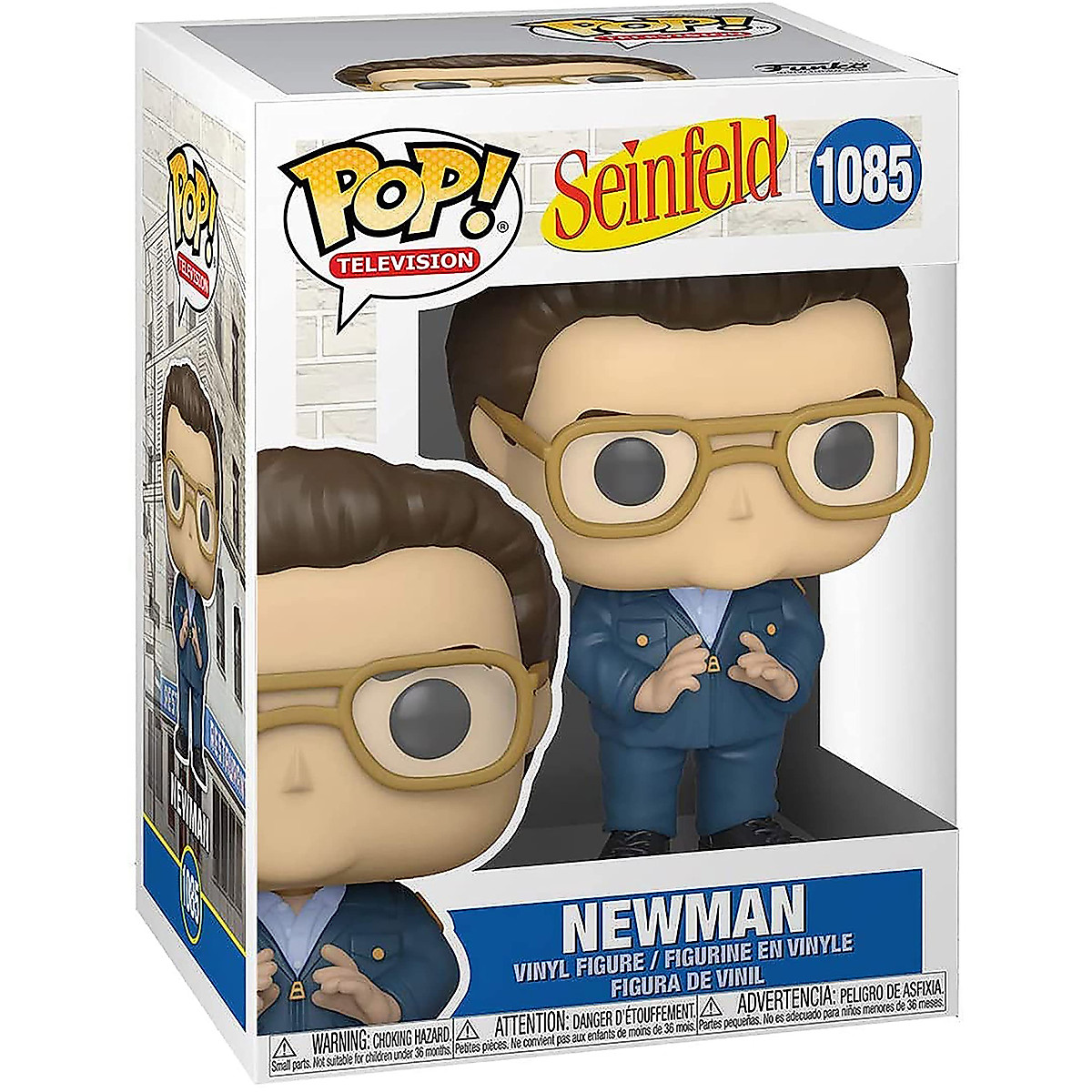 [POP] +Replacement + [Seinfeld- Newman The Mailman - Vinyl Figure #1085 - Bundled with Pop Box Protector Case] + [Funko]