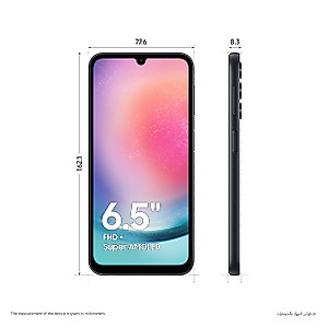 SAMSUNG Galaxy A24 4G LTE (128GB + 4GB) Unlocked Worldwide Latin Version (Only T-Mobile/Mint/Metro USA Market) 6.5" 50MP Triple Camera + (w/Fast 25w Wall Dual Charger) (Black)