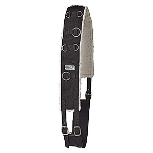 Dover Saddlery Fleece and Nylon Surcingle, Size Horse, Black