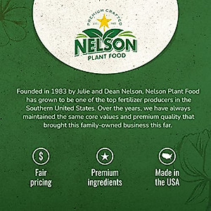 Nelson Plumeria Plant and All Flowering Tropicals Food Ferns Orchids Lilys In Ground Container Patio Grown Granular Fertilizer NutriStar 5-30-5 (2 lb)