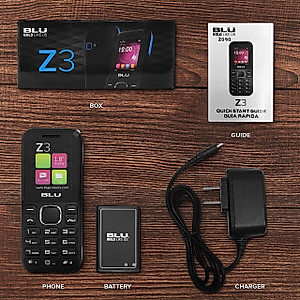 BLU Z3 - Dual Sim Phone - GSM unlocked -Black/Blue