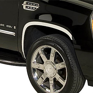 Putco 97319 Stainless Steel Full Fender Trim Kit for Cadillac Escalade - 6 Pieces