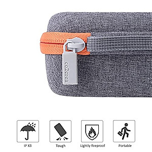 co2CREA Hard Case Replacement for Yoto Mini Kids Audio Music Player Children Speaker Plays Audiobook Cards Radio and Card Case Hold up to 36 Yoto Cards