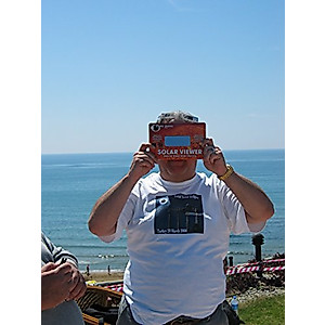 #14 Welder's Glass Solar Eclipse and Sun Viewer-Pleasing Green Image of The Sun - Made in USA