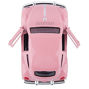 Berry President Die Cast Alloy Beetle Car Model, 1:36 Pullback Toy Vehicle with Opening Doors, Vintage Classic Car Toys for Kids and Adults