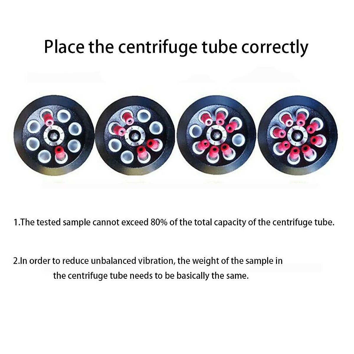 Centrifuge Machine，with Digital Display Timing Bench-top Centrifuge for Lab 4000r/min，110V，US Plug，8 x 20ml