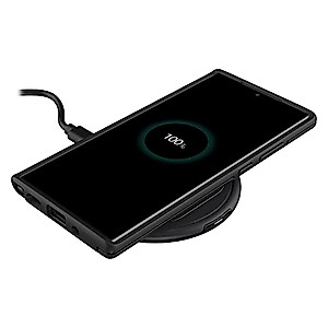 OtterBox Galaxy Note20 Ultra 5G Symmetry Series Case - BLACK, ultra-sleek, wireless charging compatible, raised edges protect camera & screen