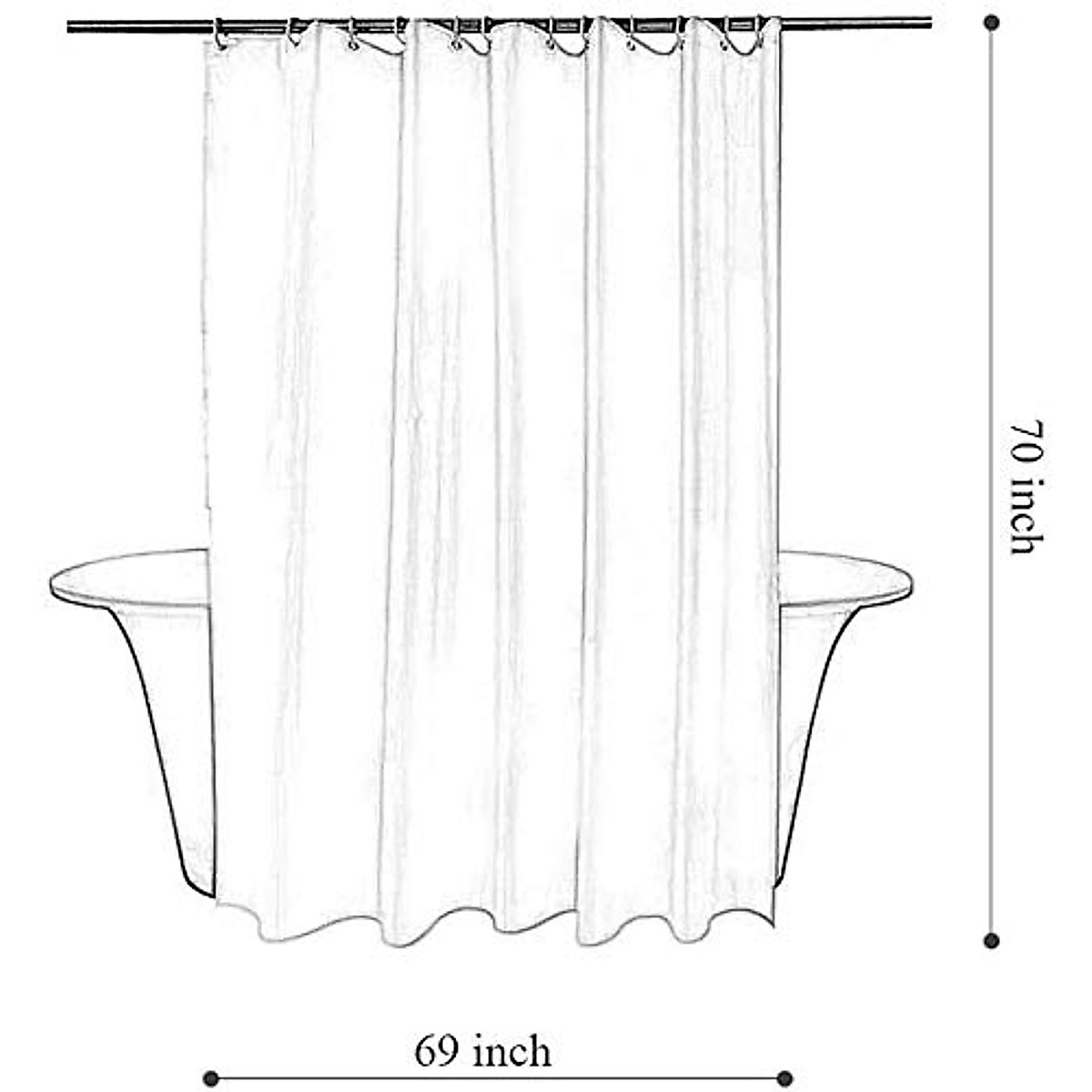 Tititex Tropical Pink Flamingo Shower Curtain with Hooks, Teal Palm Leaves Modern Style Waterproof Fabric Bathroom Decor Set 71X71 Inch