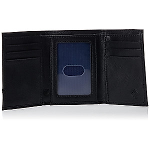 Columbia Men's Standard RFID Trifold Wallet, Black Jack, One Size