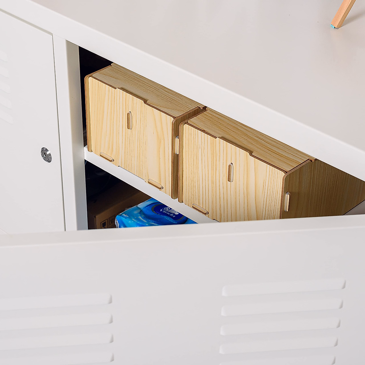 Tapeera 2-Pack Stackable Trading Card Storage Box For Sports Football Baseball Card Storage - Compatible With TCG MTG Pokemon Cards Kpop Photocard Toploaders - Each 1800 Cards With Chalkboard Labels