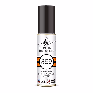 BIOCURA BC Perfume 389 Inspired by Yves S. Libre Women Intense For Women Replica Fragrance Body Oil Dupes Alcohol-Free Sample Travel Size Concentrated Long Lasting Roll-On 0.3 Fl Oz/10ml