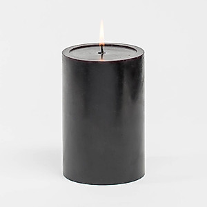 Richland 4"x6" Black Pillar Candle