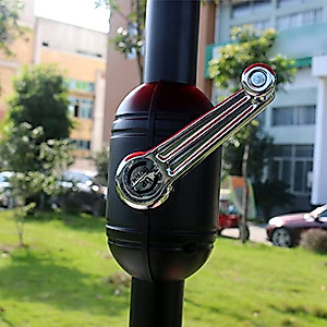 Sunnyglade 9Ft Patio Umbrella Outdoor Table Umbrella with 8 Sturdy Ribs (Blue)