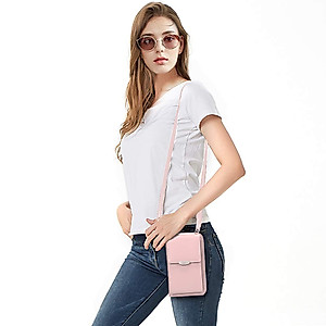 KUKOO Small Crossbody Bag Cell Phone Purse Wallet with Credit Card Slots for Women