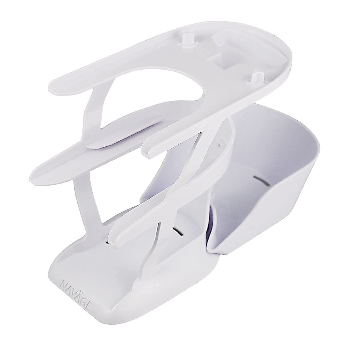 Navage Deluxe Bundle Nasal Irrigation System - Saline Nasal Rinse Kit with 1 Nose Cleaner, 20 Salt Pods, Black Travel Bag and 1 Countertop Caddy