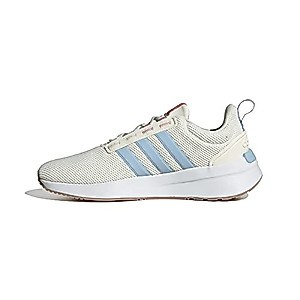 adidas Women's Racer TR21 Running Shoe, Off White/Semi Turbo/Pulse Amber, 8