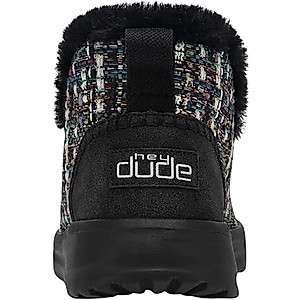 Hey Dude Women's Denny Shoe, Confetti Black, 10 M