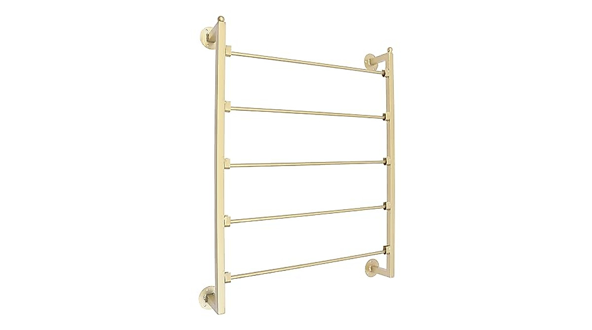 LGXSHOP Towel Rack, 5 Tier Hanging Towel Rack, Industrial Metal Wall ...