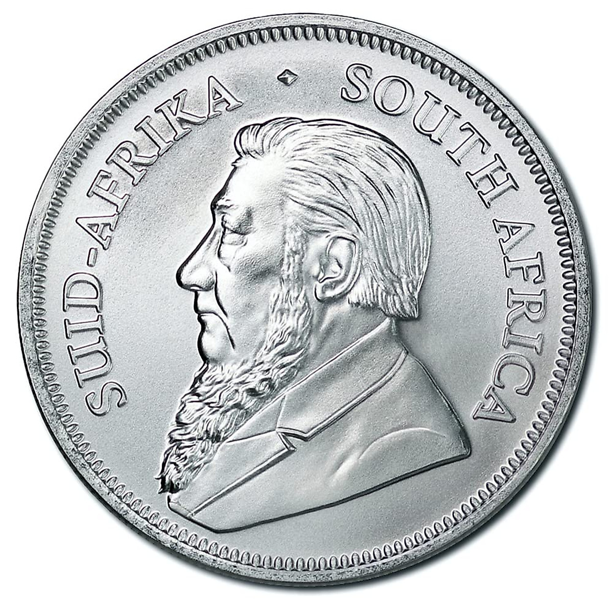 2022 ZA 1 oz South African Silver Krugerrand Coin Brilliant Uncirculated with a Certificate of Authenticity 1 Rand 1R BU