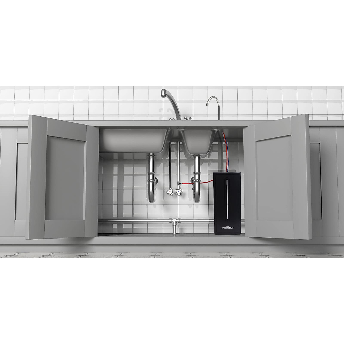 Under Sink Water Cooler and Filter System, Compact, Quiet, Efficient Water Chiller