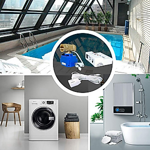 E-SDS Water Leak Detector with Shutoff Valve,Sensors and Sounds Alarm,Automatic Water Leak Shut Off Valve System,for Pipes 3/4 NPT,Flood Prevention for Laundry,Water Heaters and More