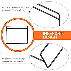 NUOBESTY Doll Clothes Rack Doll Dress Rack, Doll Garment Rack Clothes Hanger Mini Coat Hanger, Compatible with 18 Inch Doll Accessories Metal Doll Rack