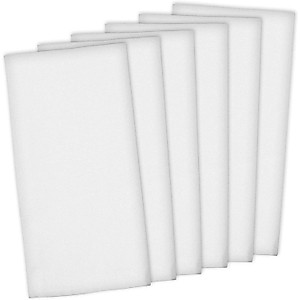 [18 Pack] Flour Sack Kitchen Dish Towels - Lint Free Soft 100% Ring Spun Cotton - Large 28x28 - White