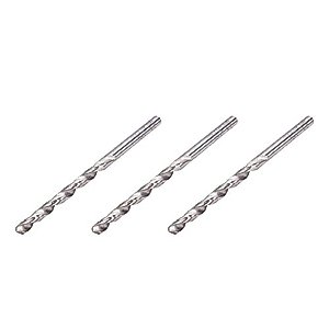 Utoolmart 3Pcs Twist Drill High Speed Steel Bit, Mini Twist Drill Bits Set, Jobber Small Twist Drill Bits, 3.8mm Twist Drill, HSS-4241 Twist Drill Bit Set, for Steel Aluminum Alloy
