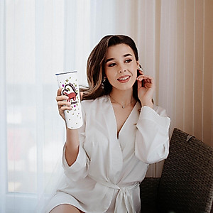 XAIVEZL Sloth Tumbler with Lid and Straw - Sloth Gifts for Women Cute Sloth Travel Coffee Mug - 20 oz Tumbler Mothers Day Birthday Gifts for Women Friend Daughter