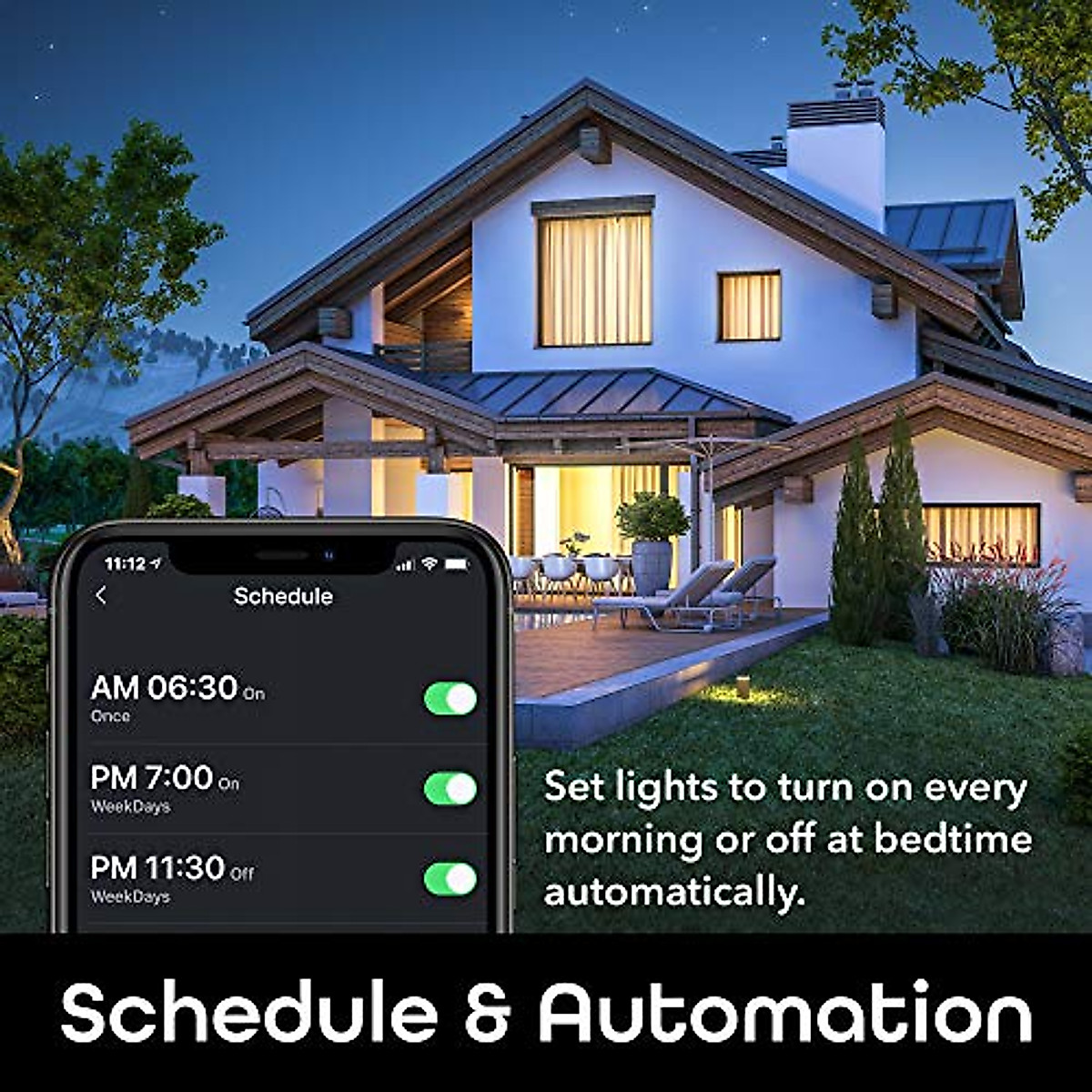 Geeni LUX Edison ST19 Edison WiFi LED Smart Bulb, 2700K - 6500K 8W, E26 Base, Dimmable, Tunable White Light, Compatible with Amazon Alexa & Google Home - No Hub Required- 2 Pack