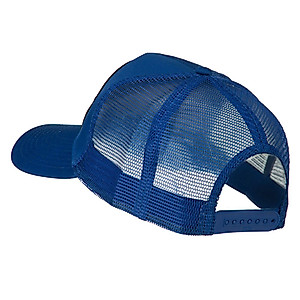 Vietnam Veteran Military Patched Mesh Back Cap - Royal OSFM