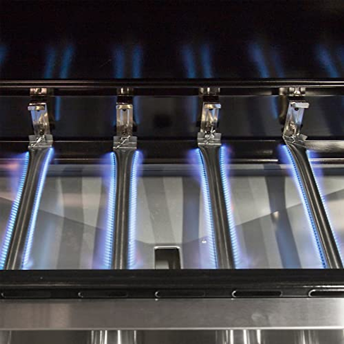 Hongso 15 13/16" Grill Heat Plates and 16 15/16" Pipe Burners for Dyna-Glo M486GMDG14, DGF487GRP, DGF486GSP, M486RDDG14, M486BBDG14 Grill Models