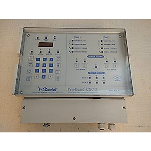 Used Compatible with Clarks PyroGuard CXC-2 System Console Controller Compatible with Box