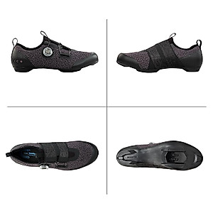 SHIMANO SH-IC501 High-Performance Cycling Shoe, Black, 12.5-13 Women / 10-10.5 Men