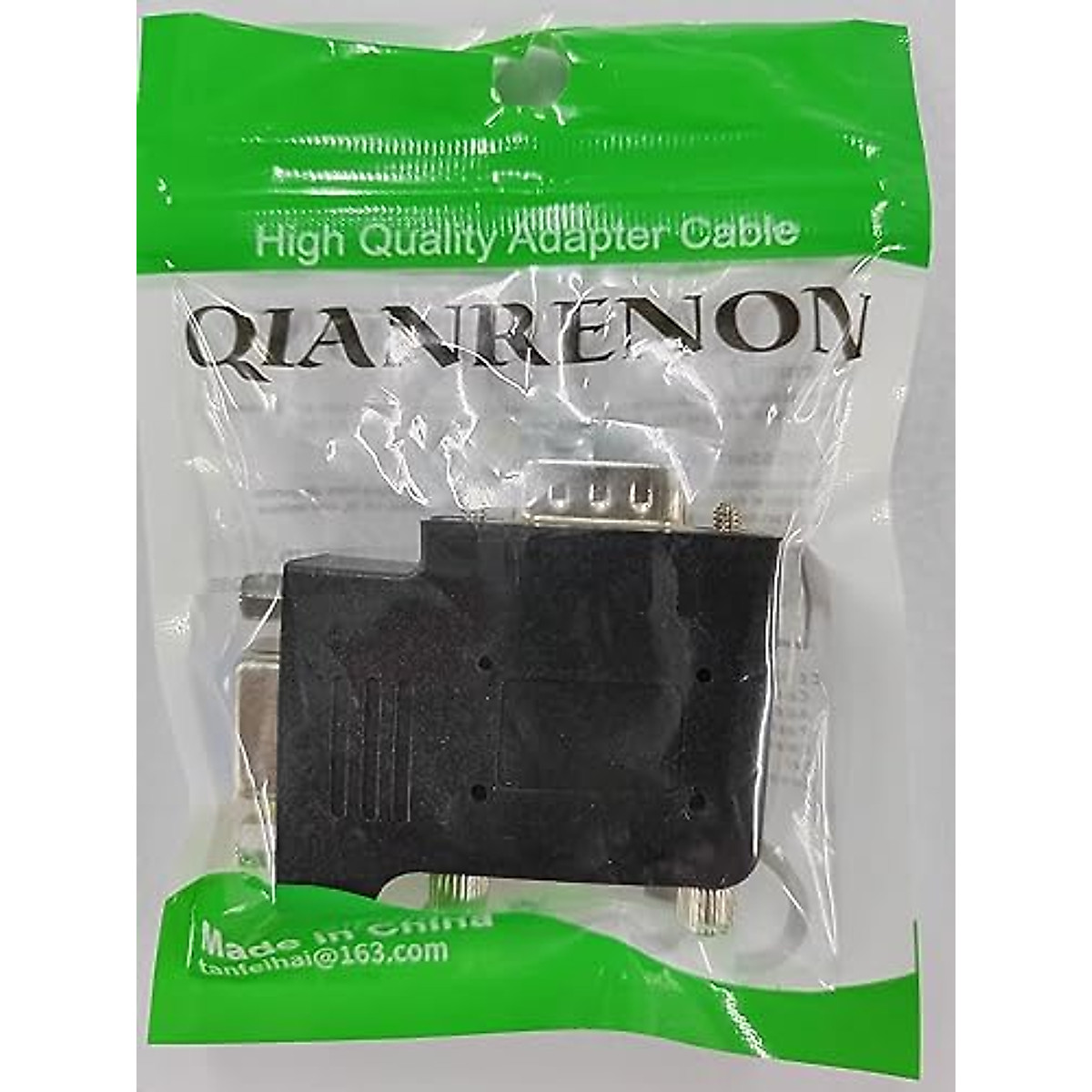 QIANRENON 90 Degree Angle VGA Male to VGA Female Adapter DB15 Male to Female Right Angle Connector VGA L-Shaped Angle Extender, for TV Computer Monitor Projector, Right Bend