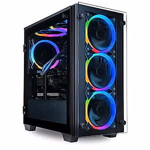 Stratos Micro Business Desktop - Intel 12 Core i7-12700K Processor, 32GB DDR5 RAM, 2 X 512GB Gen4 NVMe SSD, WiFi, Intel UHD 770 Graphics, Windows 11 Pro - RGB Professional Computer