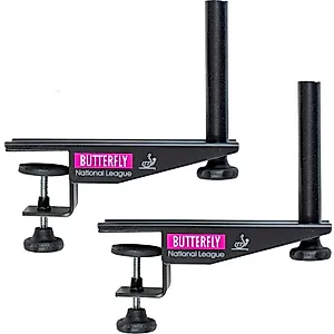Butterfly National League Table Tennis Net Set – National League Net Fits Table Tennis Tables up to 1.75 inches Thick – Length of The Net Set is 72 inches, Black