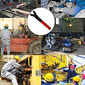 GBIS OLIREXD Angle Grinder Universal Adjustable Pin Wrench for Angle Grinder Machine(Red)