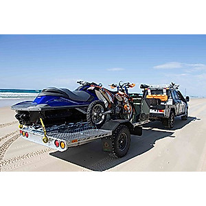 Tie Down Strap Padded Cam Lock Buckle - Cargo Straps for Moving Appliances, Lawn Equipment, Motorcycle SUP Kayak Surfboard Surf Rack - Black Pair