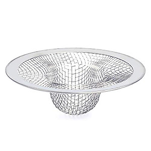 Kingrol 50 Pack Stainless Steel Sink Strainer, 2-3/4 Inch Slop Basket Filter Trap for Kitchen, Bathroom, Balcony, Floor Drain (2-3/4 Inch)