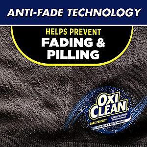 OxiClean Dark Protect Laundry Booster, Laundry Stain Remover for Clothes, 3 Lbs