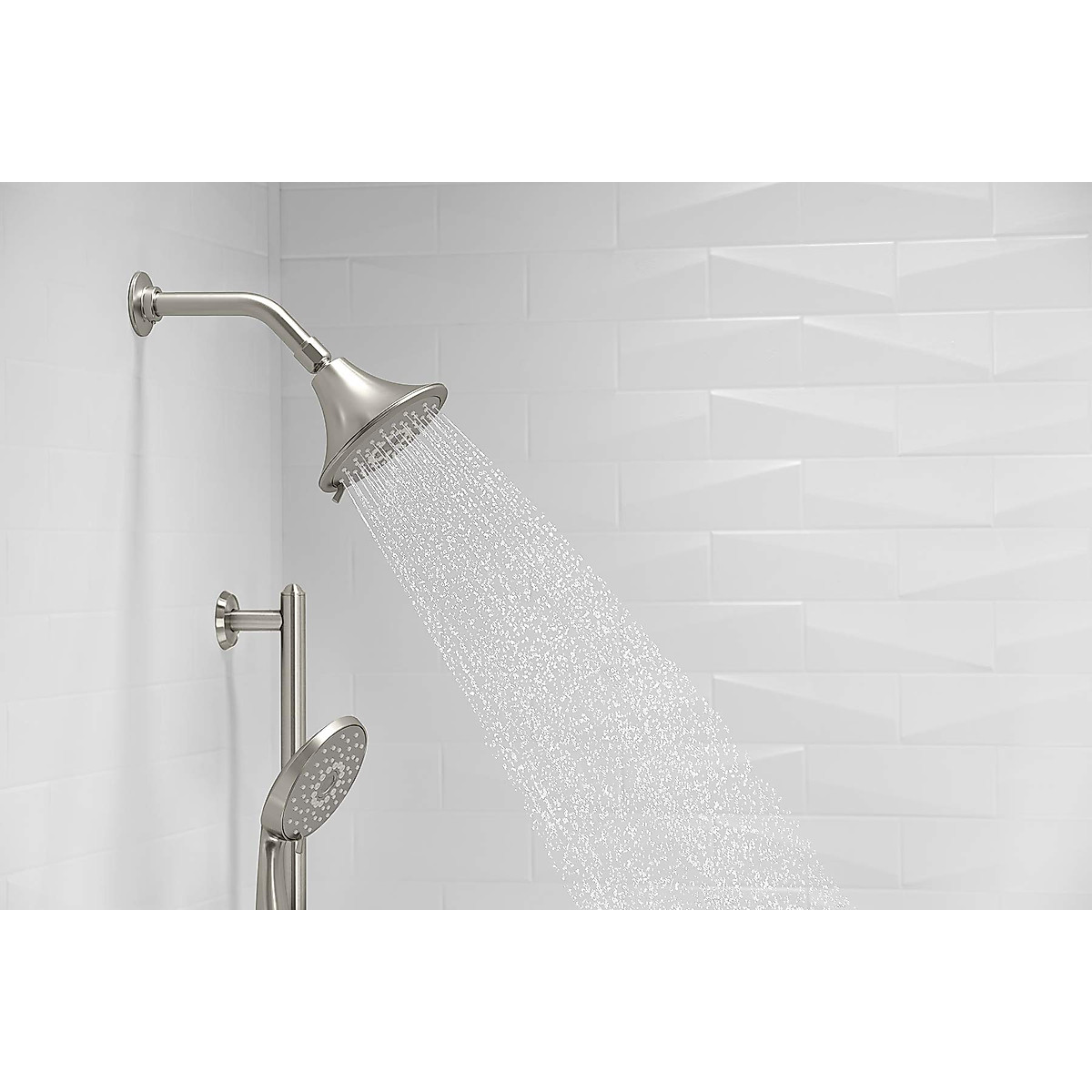 KOHLER Forte 2.5 gpm multifunction handshower with Katalyst air-induction technology