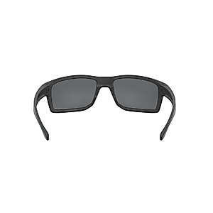 Oakley Men's OO9449 Gibston Square Sunglasses, Matte Black/Prizm Black Polarized, 60 mm