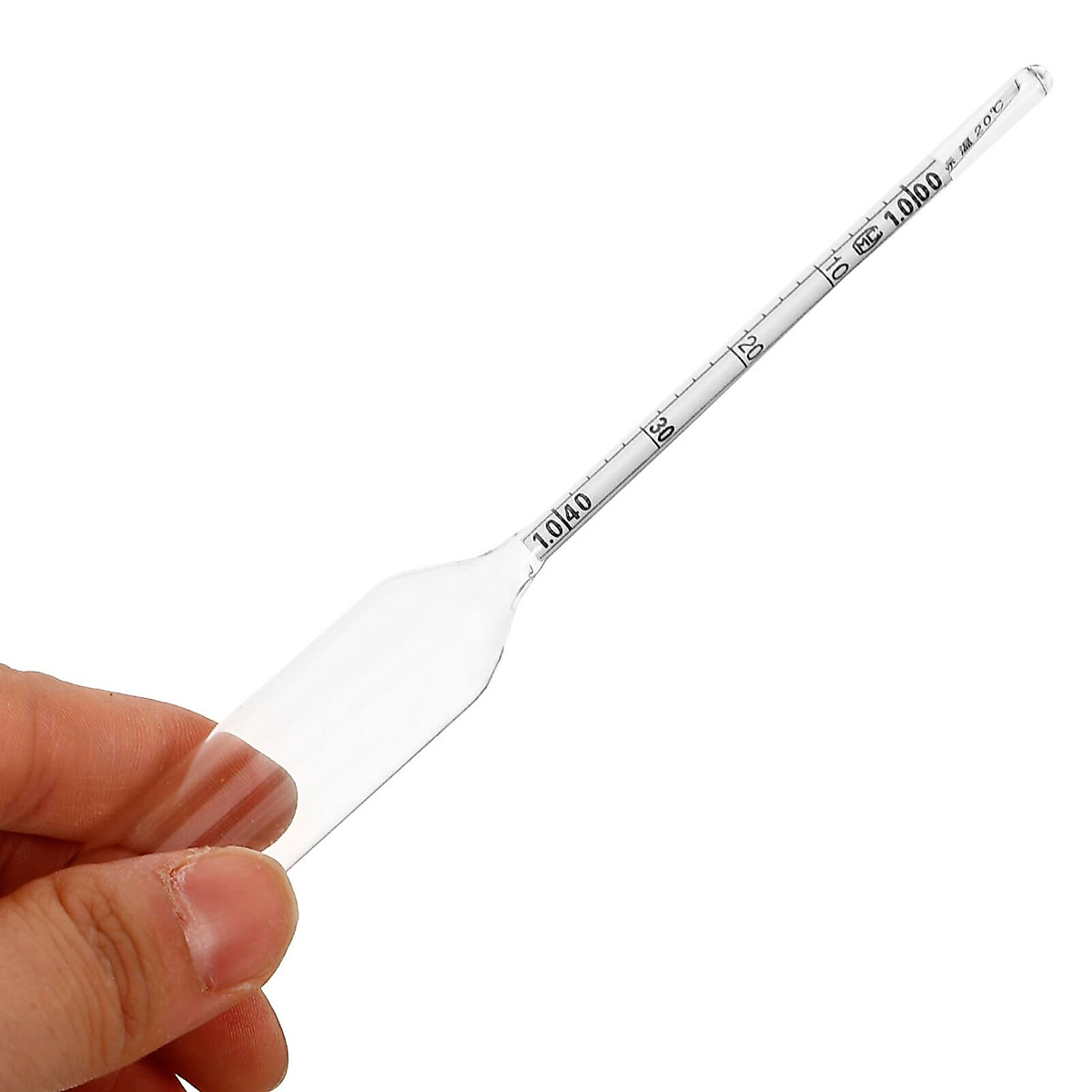 Ciieeo Milk Tester for Lactate Kitchen Lactometer Hydrometer for Measure Milk Density Tool Glass Lactometer Hydrometer Test Kit Whey Hydrometer Baking Supplies for Homemade Cheese Butter 0-25